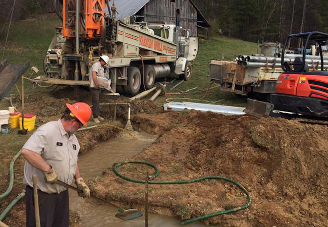 What Happens During the Well Drilling Process? | Yadkin Well Company